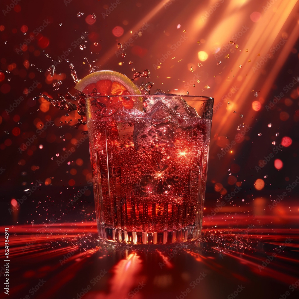 Tabernacle Crush cocktail background. Light and refreshing cocktail ...