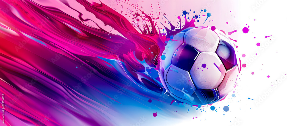 Vibrant Celebration of Euro 2024 Dynamic Artistic Representation of ...