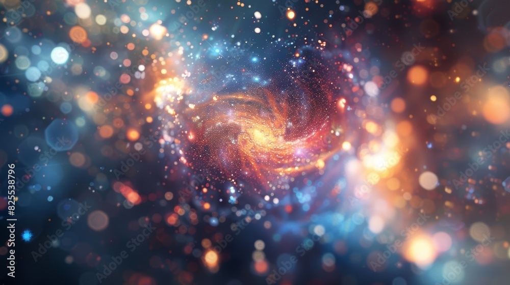 Exotic particles never before seen by human eyes are released from the ...