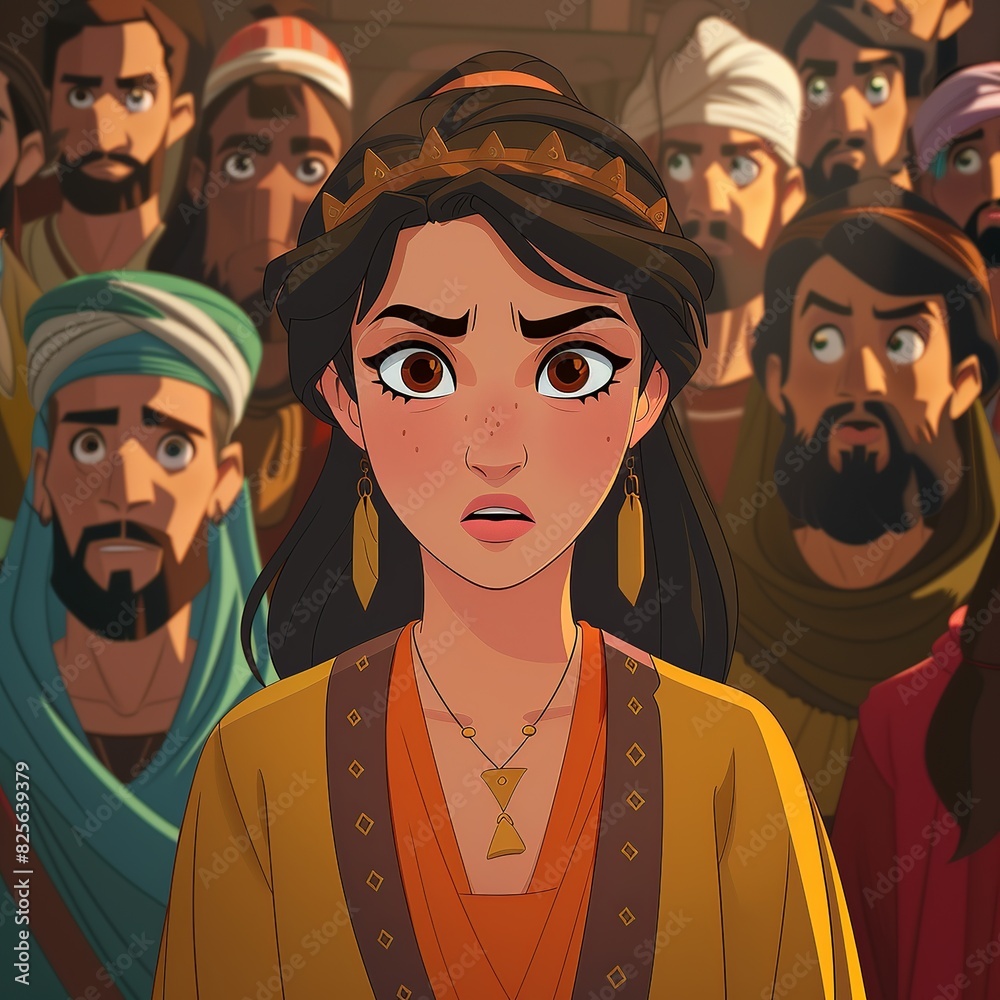 Experience the heartwarming cartoon where Queen Esther rallies her ...