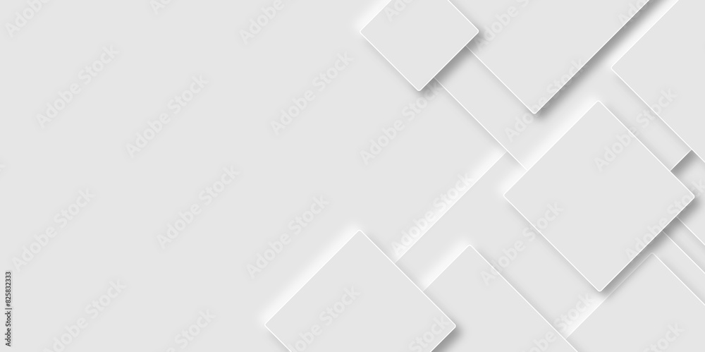 Abstract white rectangle shape geometric line background. abstract seamless modern white and ...