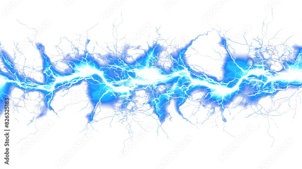 blue lightning bolt effect transparent background PNG clipart Stock ...