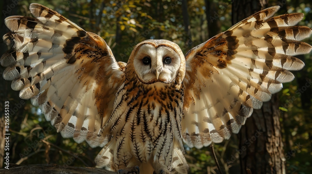 Charles the magnificent owl at Forest Park in St Louis begins to ...