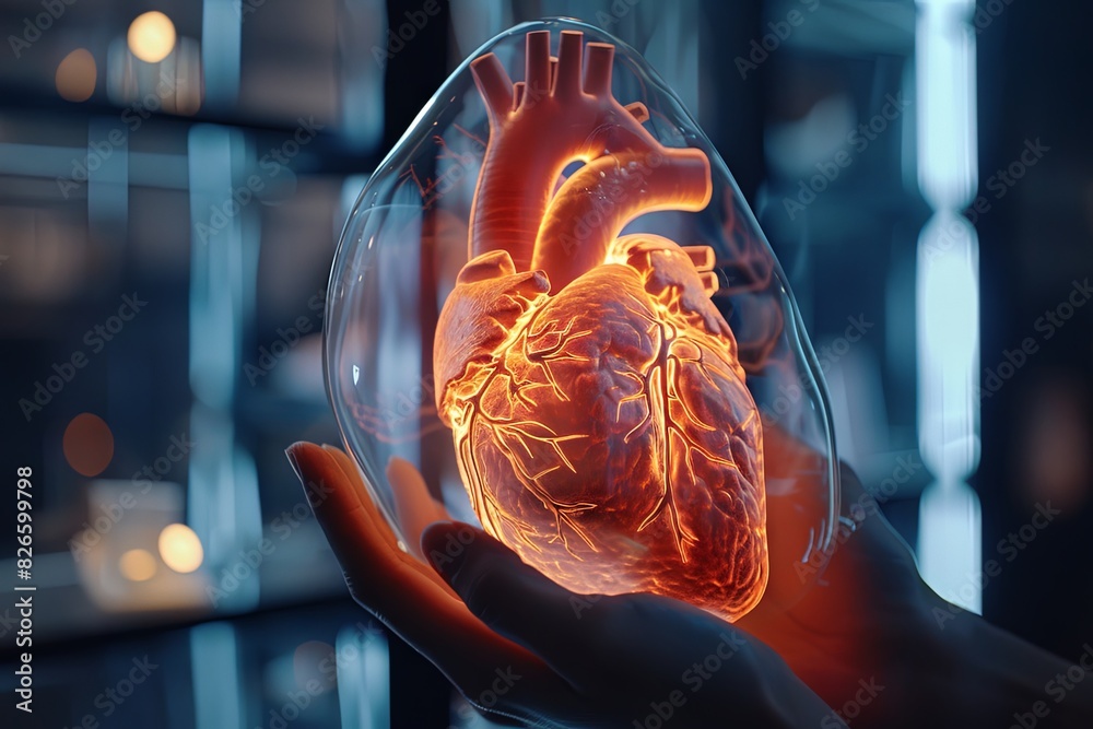 Interactive ad creative for cardiology featuring a dynamic heart ...