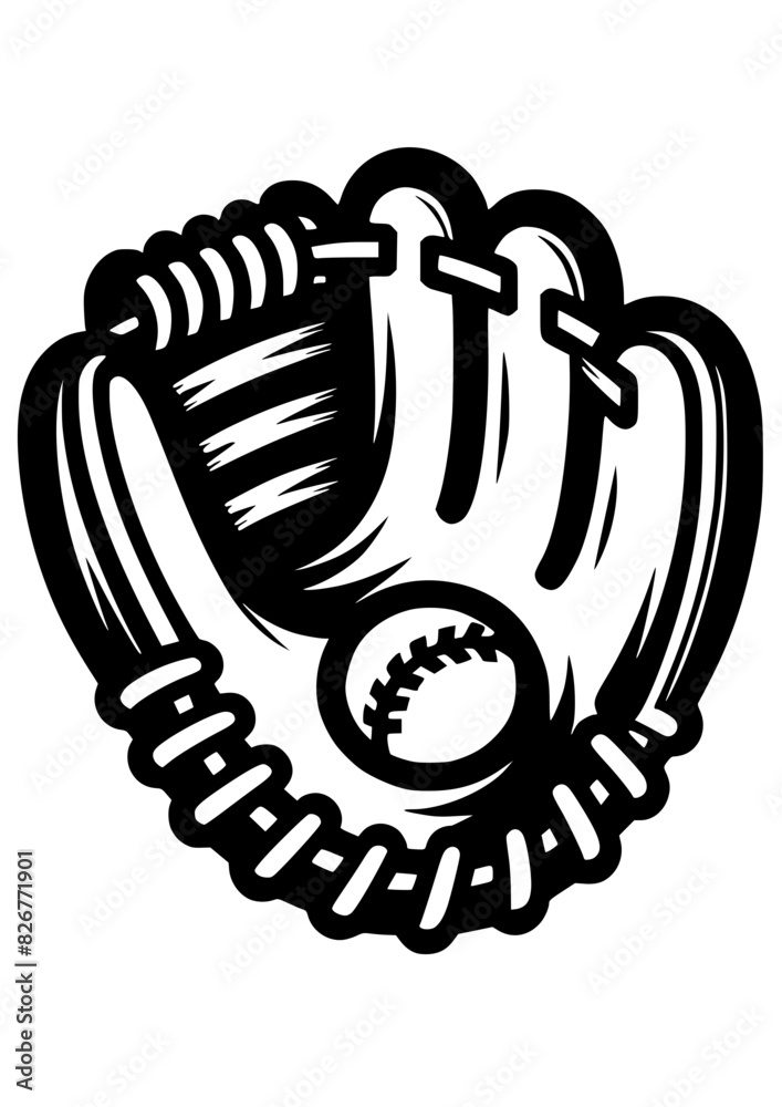 Baseball Glove Svg, Baseball Ball SVG, Baseball Glove Clipart, Baseball ...