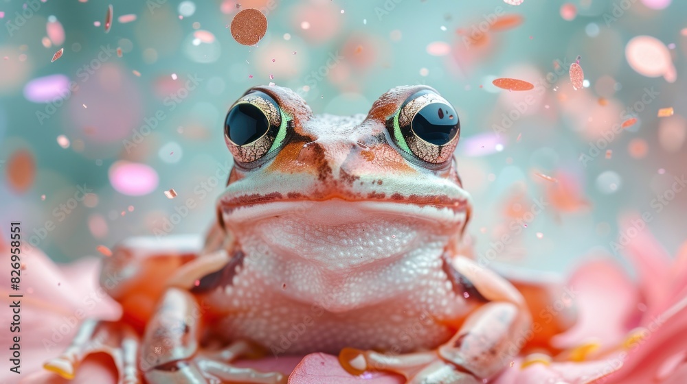Cute frog Symbol of the day in the leap year, celebrating the frog ...