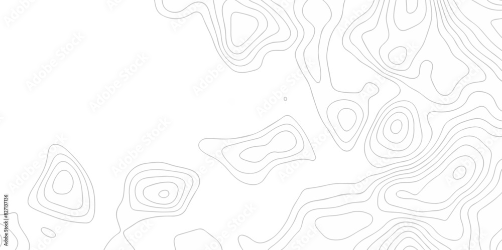 Lines Topographic contour lines vector map seamless pattern. Geographic ...