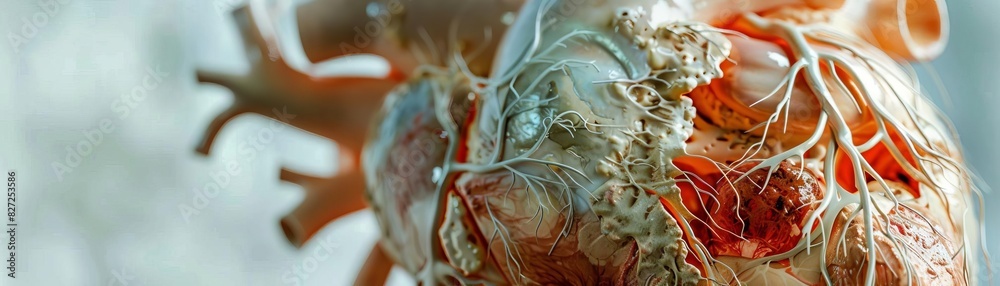 Ilustración de Stock Realistic photograph of an inside view cross ...