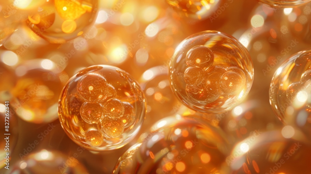 Detailed egg fertilization process in reproduction biology concept ...