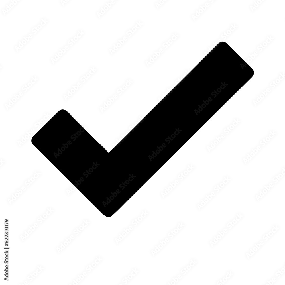 Vector de Stock Check Icon: Verification Symbol, Confirm Approved Sign ...