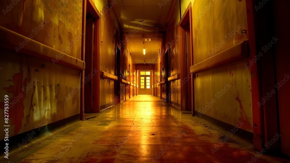 Forgotten nightmares resurface in the eerie corridor of an abandoned ...