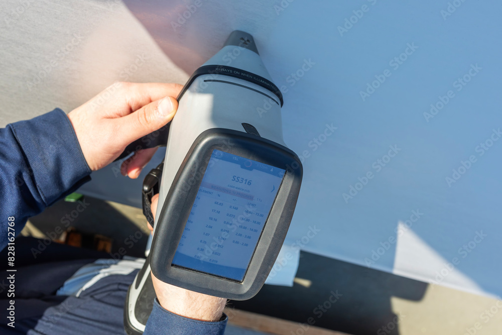 The inspector is material analysis (pmi and xrf). X-ray fluorescence is ...