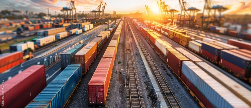 Intermodal transport combines multiple modes, like rail and road, to optimize the movement of ...