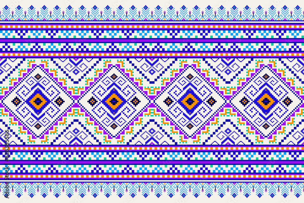 Designed with Ulos Ethnic Batak fabric design pattern on white ...