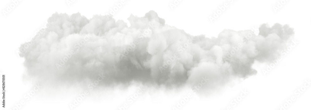 Isolate ethereal white puff clouds on transparent backgrounds 3d render ...