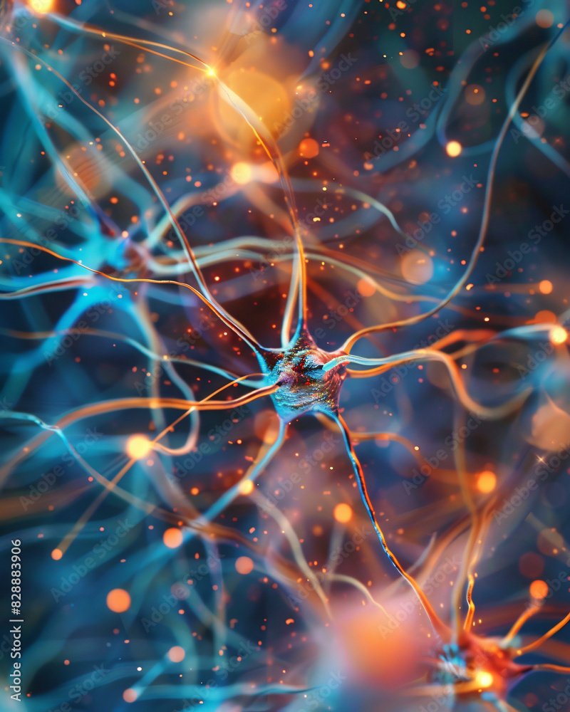 Neural network connection Communication with artificial intelligence ...