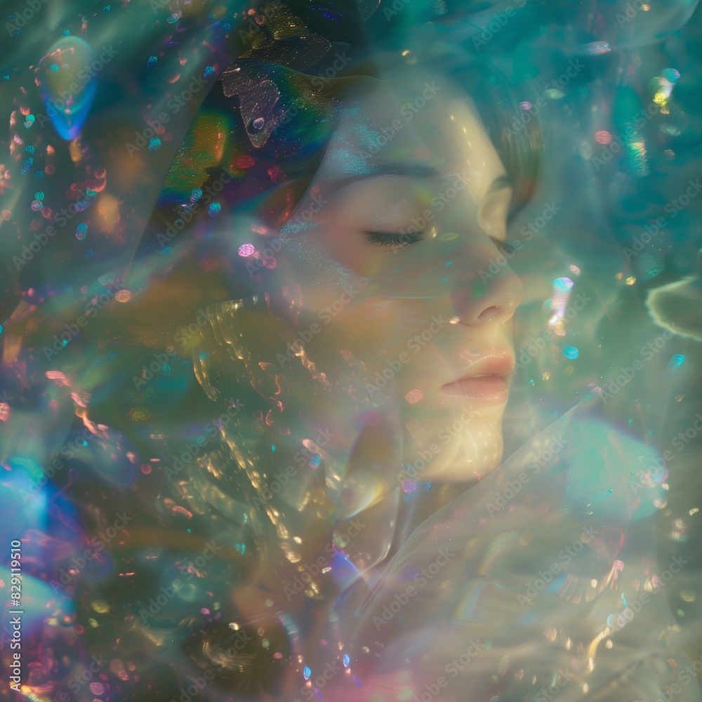 Immersing in the Enigmatic Aura of a Girl in the Water, Where Elegance ...