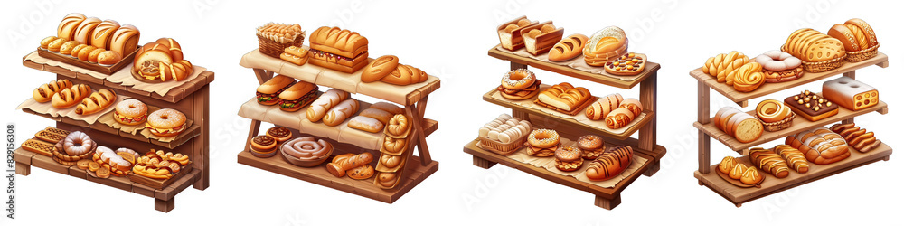 Bakery Section Sign isolated on transparent png background collection ...