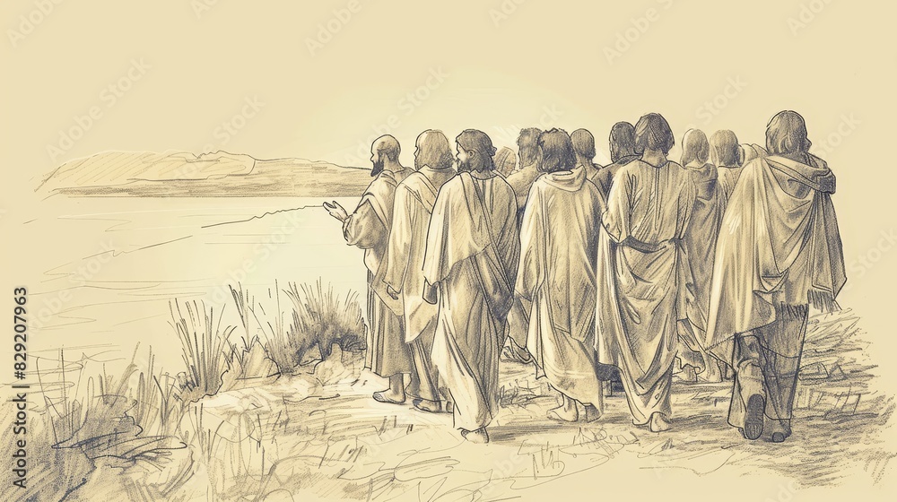 Disciples Called by Jesus, Sea of Galilee, 'Fishers of Men', Biblical ...