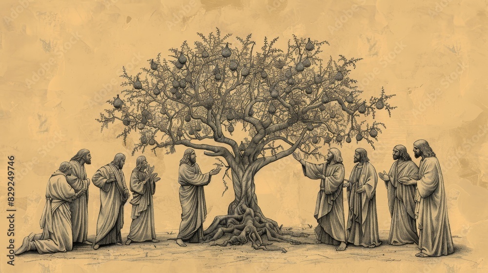 Jesus Curses Fig Tree, No Fruit, Disciples Marvel as It Withers ...