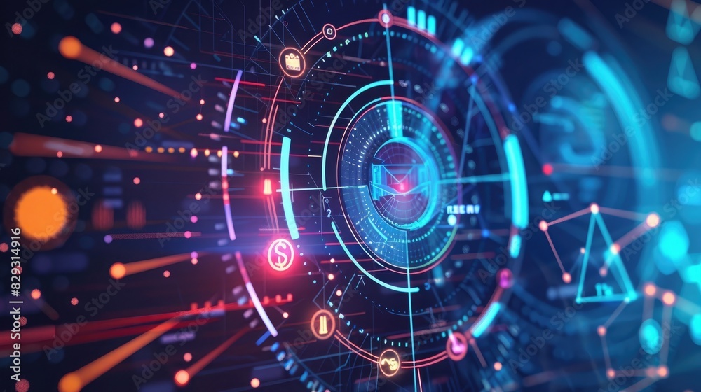 A radar chart analyzing the strengths and weaknesses of various digital ...