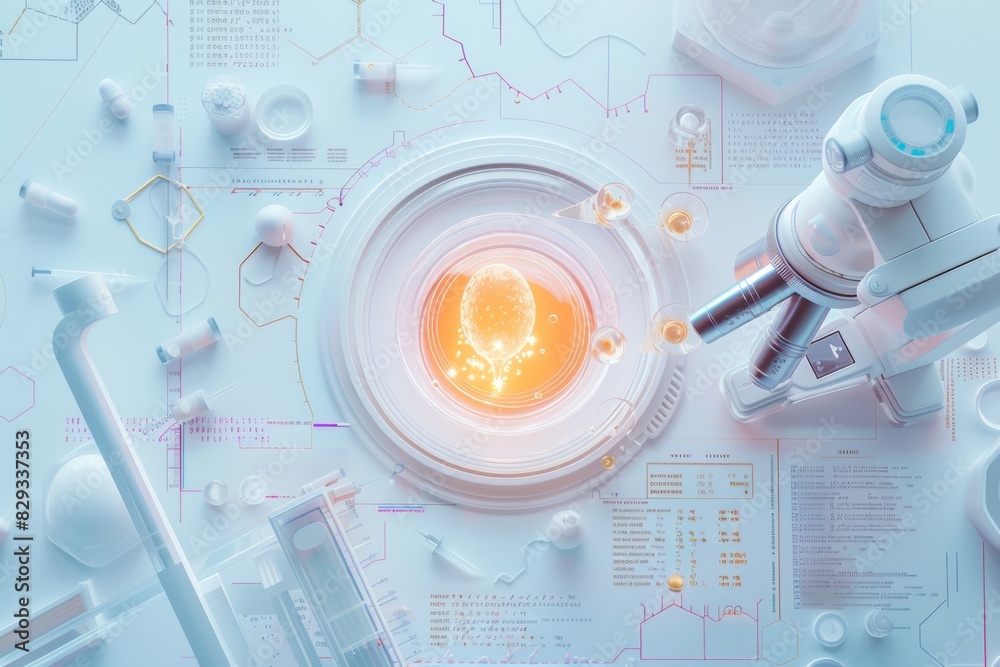 Modern IVF Technology in Action: Detailed Visualization of Embryo ...