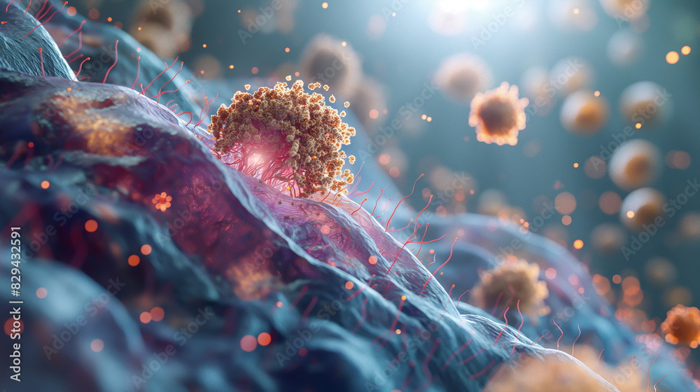 Microscopic image of the scalp showing the dandruff-causing fungus ...