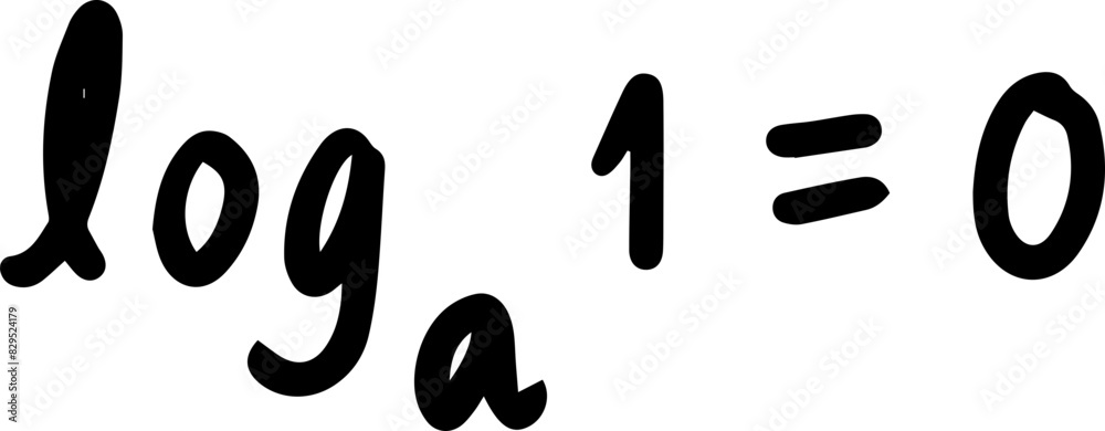 logarithm formulas math handwritten Stock Vector | Adobe Stock