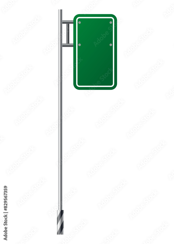 Green traffic sign. Road board text panel, mockup signage, direction highway city signpost ...