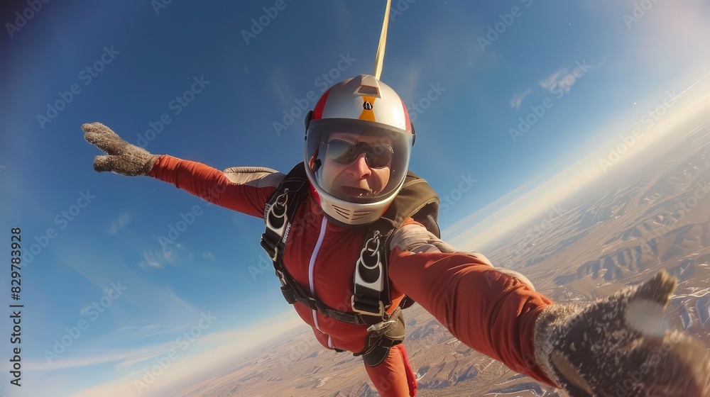 Capture the incredible experience of skydiving with a helmet camera ...