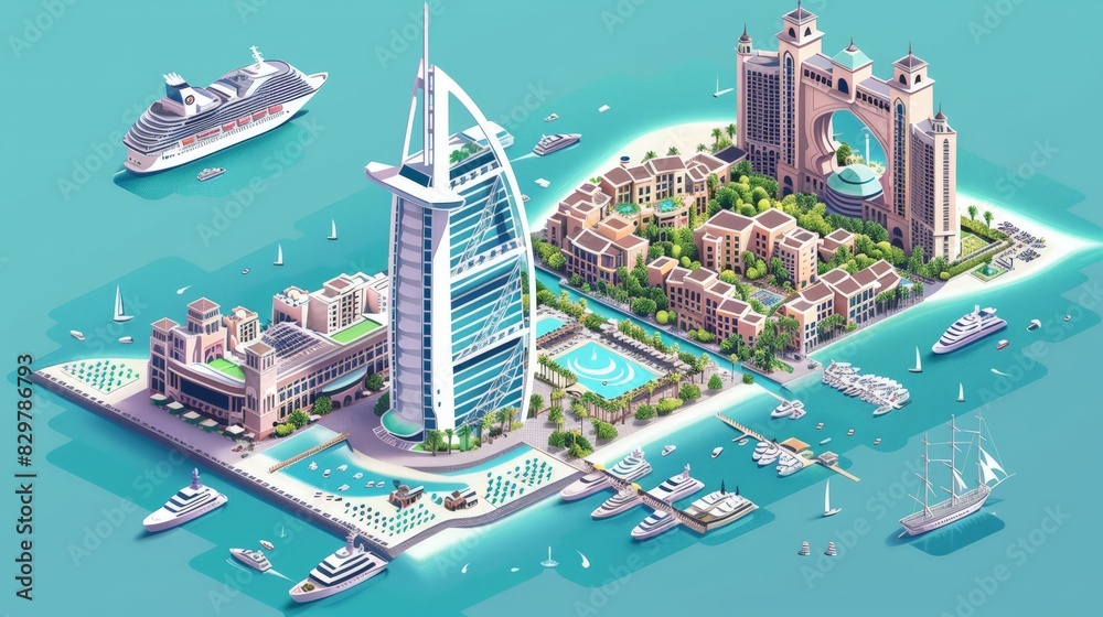 Develop an infographic detailing the key features of luxury hotels ...