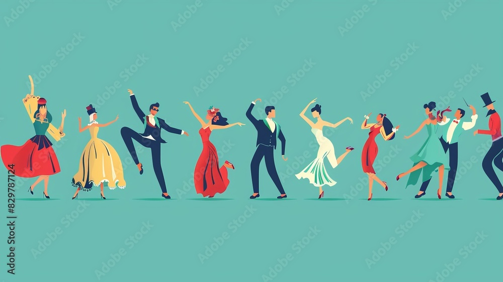 Develop an infographic highlighting the history of dance and its ...