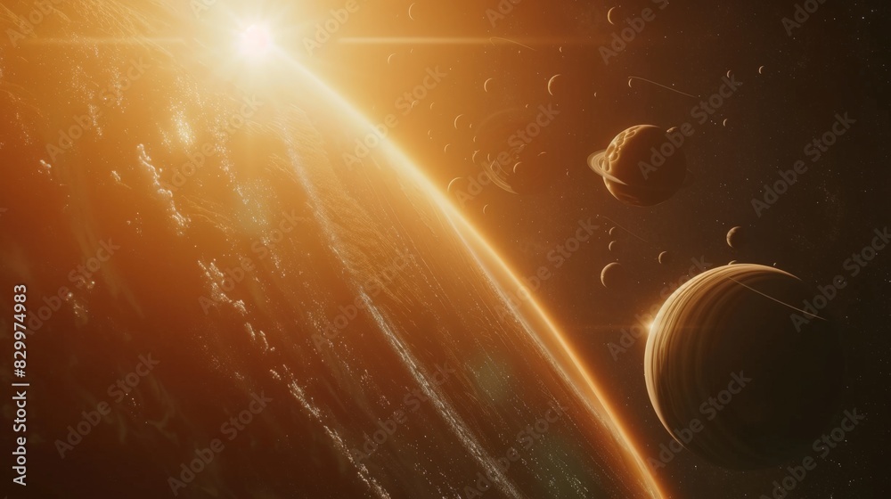 Explore the fascinating process of planet formation in breathtaking ...
