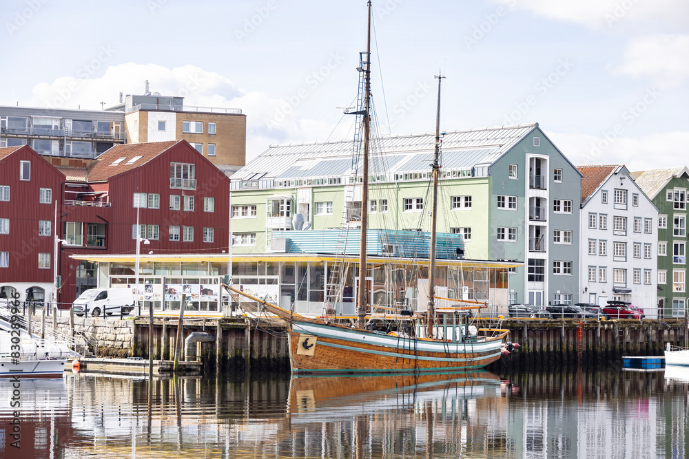 The sailing boat Anne Margrethe is 73 feet and was built around 1880 ...
