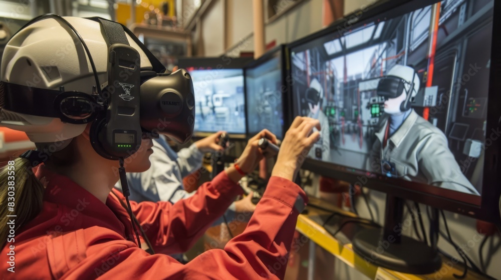 Technicians using virtual reality to train for nuclear power plant ...
