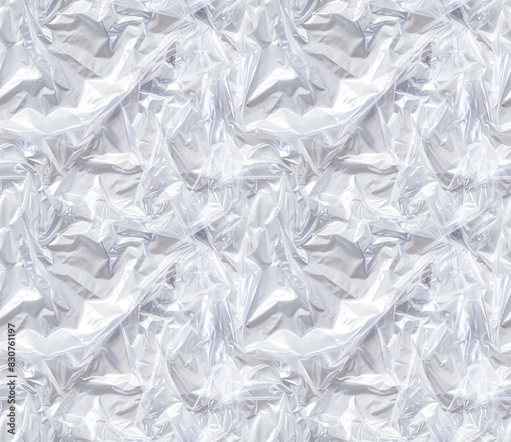 Realistic plastic wrap texture seamless texture. White seamless plastic ...