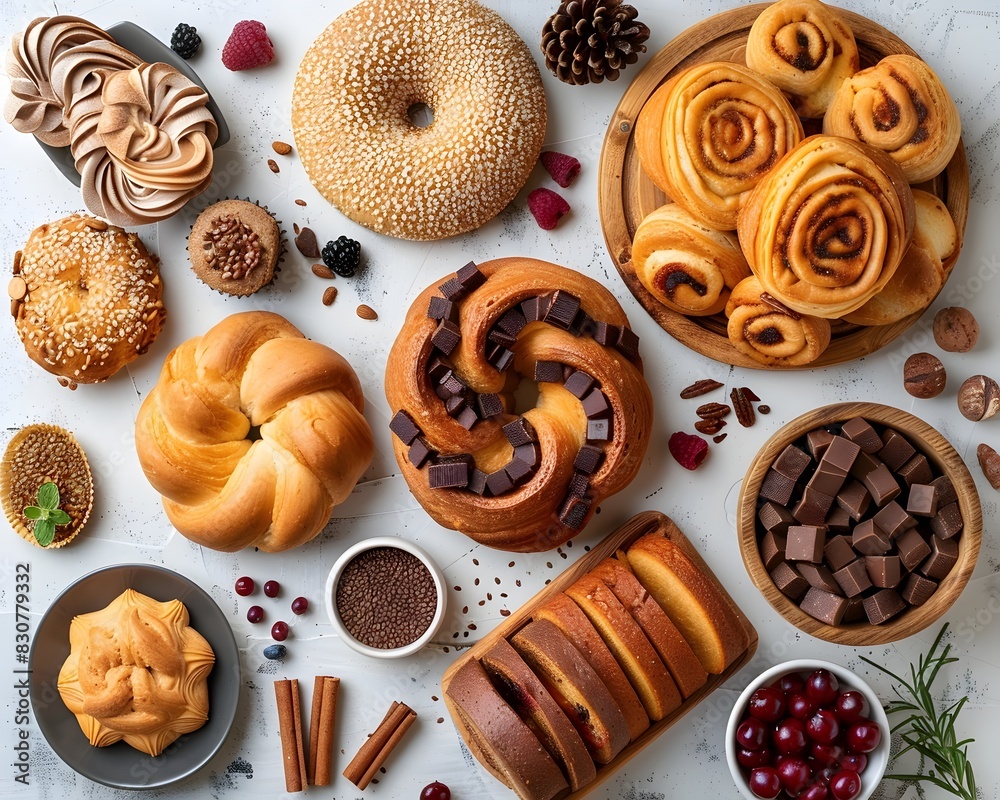 Tempting Gluten Free Bakery Spread Showcasing Healthy and Allergen ...