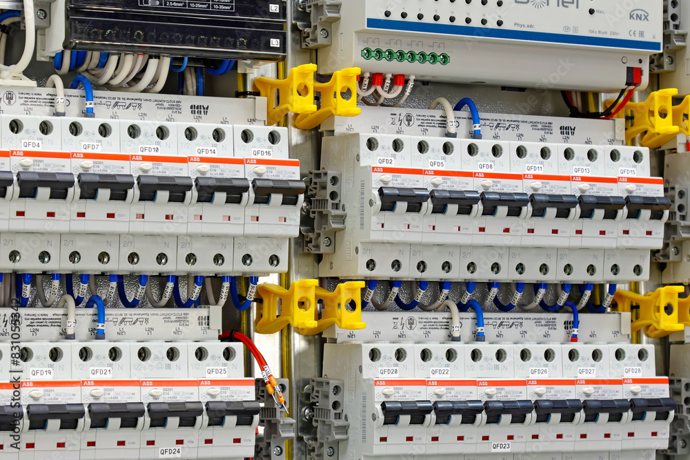 ABB electric circuit breakers for protection of electrical loads. They ...