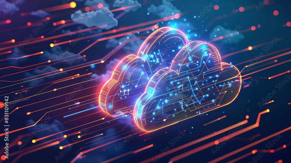 Design an infographic on the role of cloud computing in data management ...