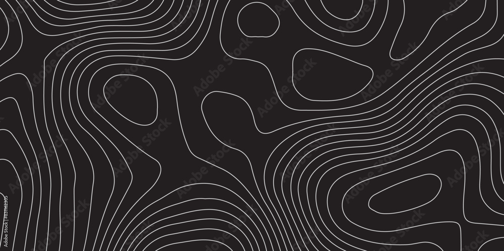 Abstract topography contour map background design .modern design with ...