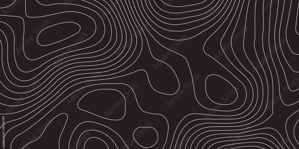 Abstract topography contour map background design .modern design with ...