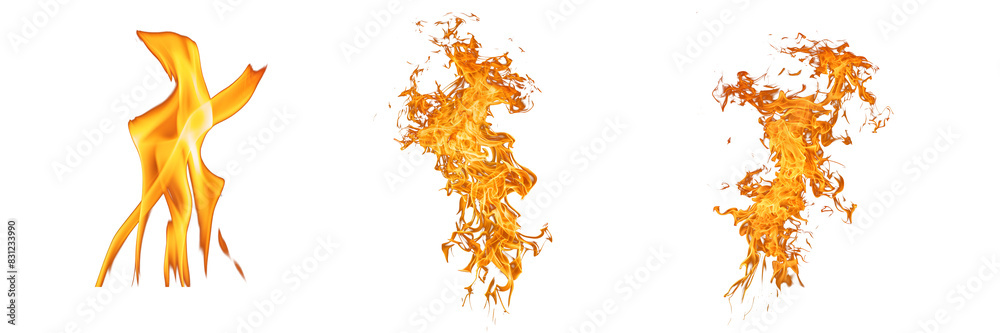 Isolated fire flame. transparent background red yellow fire flame Stock ...