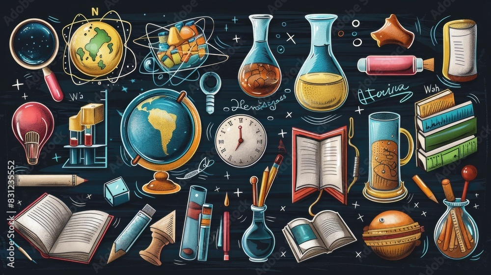 This comprehensive showcases a diverse array of iconic symbols and ...