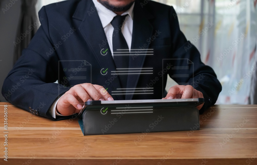 Document management system DMS. Assessment form, questionnaire ...