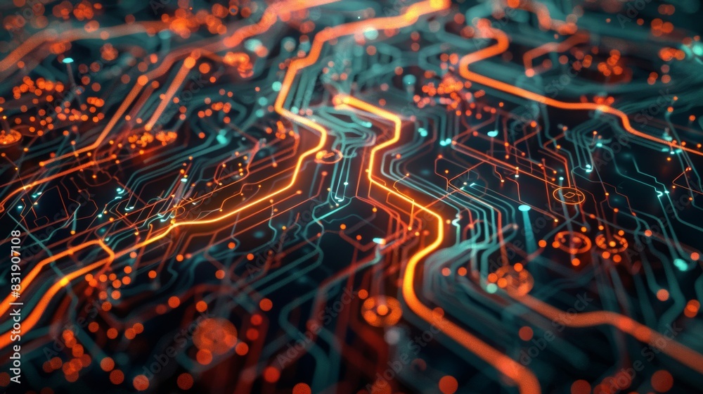 Electrical bolts and circuit layout causing the presentation of ...