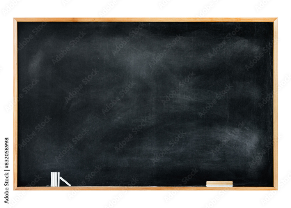 Blank school chalkboard png sticker, transparent background Stock Photo ...