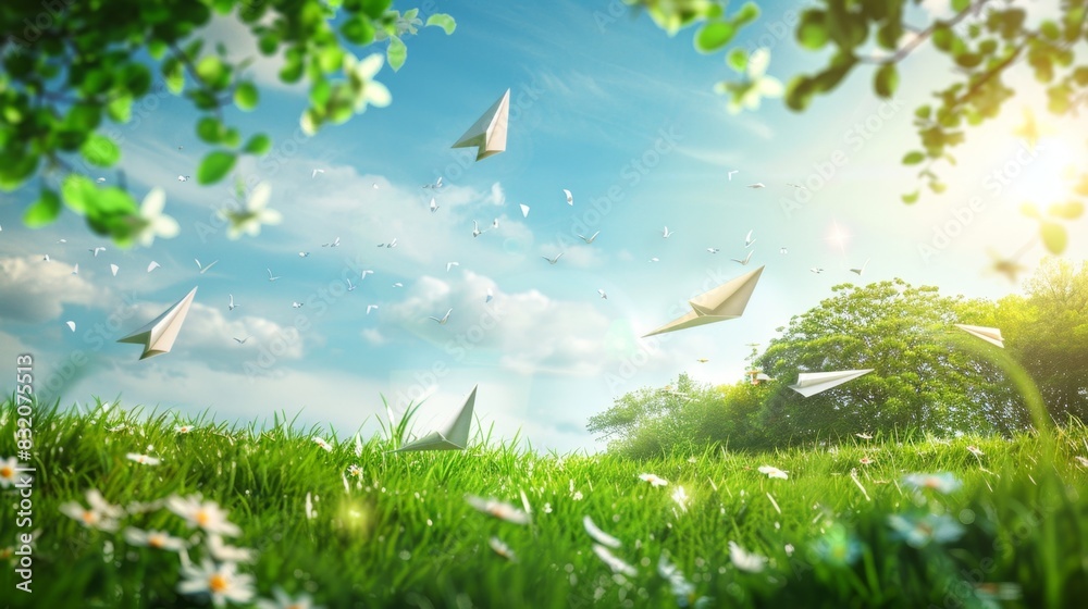 Graduation season, vacation, study completed, beautiful warm summer ...