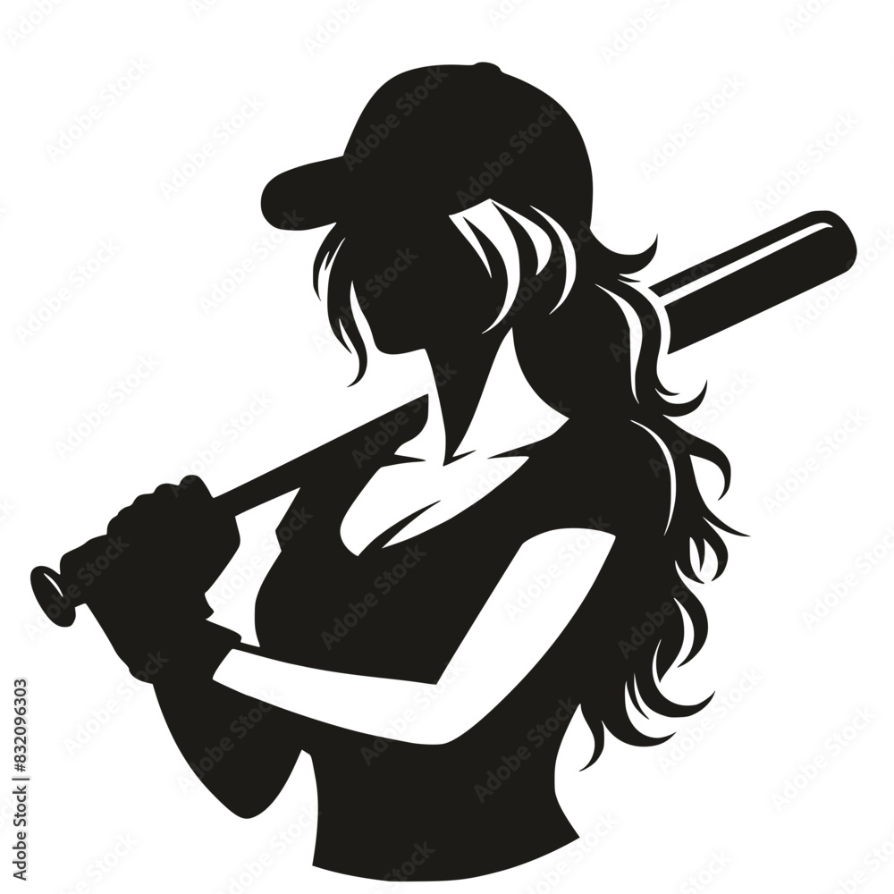 Baseball Girl SVG, Baseball Player SVG, Woman SVG, Softball SVG ...