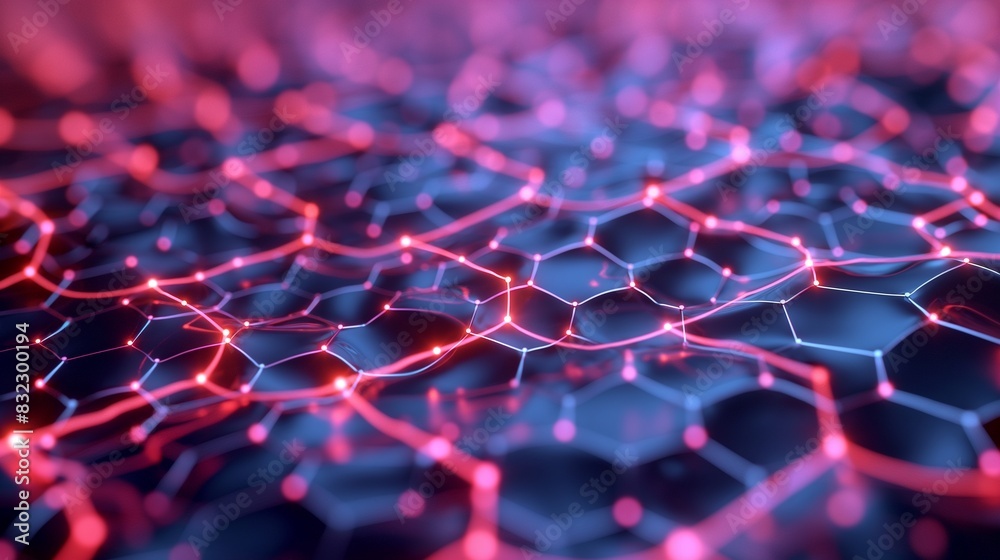 An image of a graphene-based nanoelectronic circuit, highlighting its ...