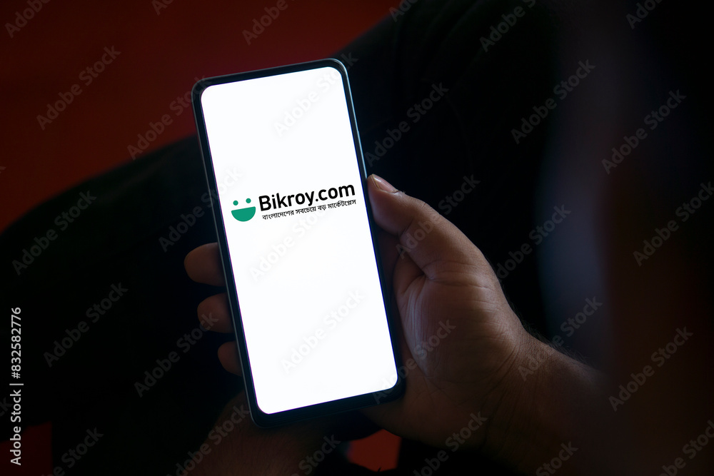 Dhaka, BD- 30 May 2024: Bikroy.com logo is displayed on smartphone ...